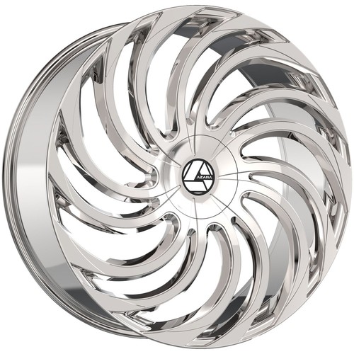 Azara AZA-534 22x8.5 5x112/5x4.5" +38mm Nano Chrome Wheel Rim 22" Inch ...