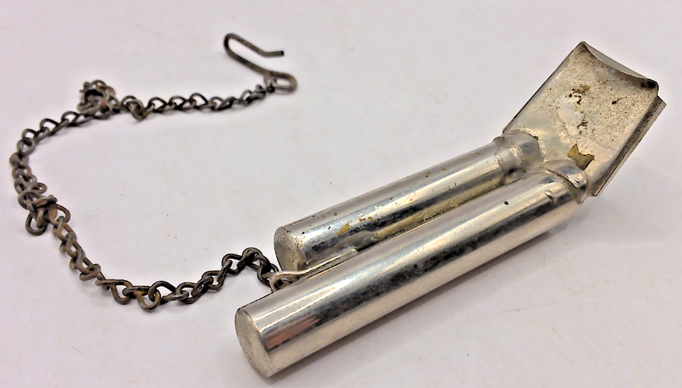 "Universal No. 1" Train Conductor's 2 Barrel Whistle, 3 1/2 Inches Long ...