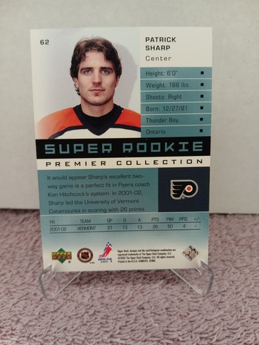 Patrick Sharp /399 SP Super Rookie Premier Collection - NHL ...