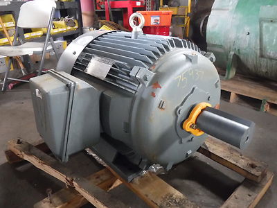 100 HP Worldwide Electric Motor, 1800 RPM, 404T 405T Frame, TEFC, 575 V ...