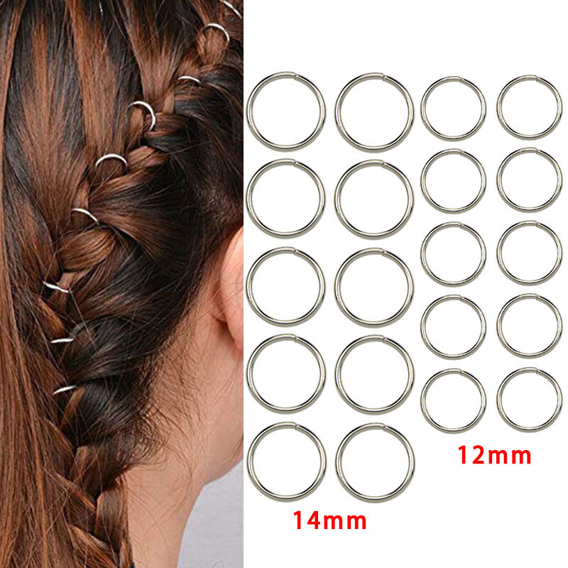 50Pcs/Set Starfish Pendant Dreadlock Hair Braid Pins Rings Clip DIY ...