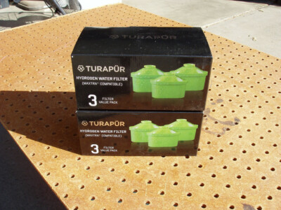 6 GENUINE TURAPUR HYDROGEN WATER FILTERS MAXTRA BRAND NEW SEALED ...
