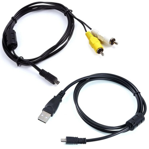 USB Data SYNC+AV A/V TV Video Cable Cord For Nikon Coolpix L105 S560 ...