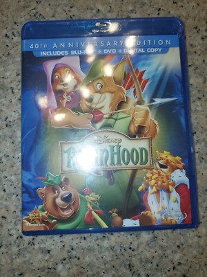 Robin Hood (Blu-ray/DVD, 2013, 2-Disc Set, 40th Anniversary Edition ...