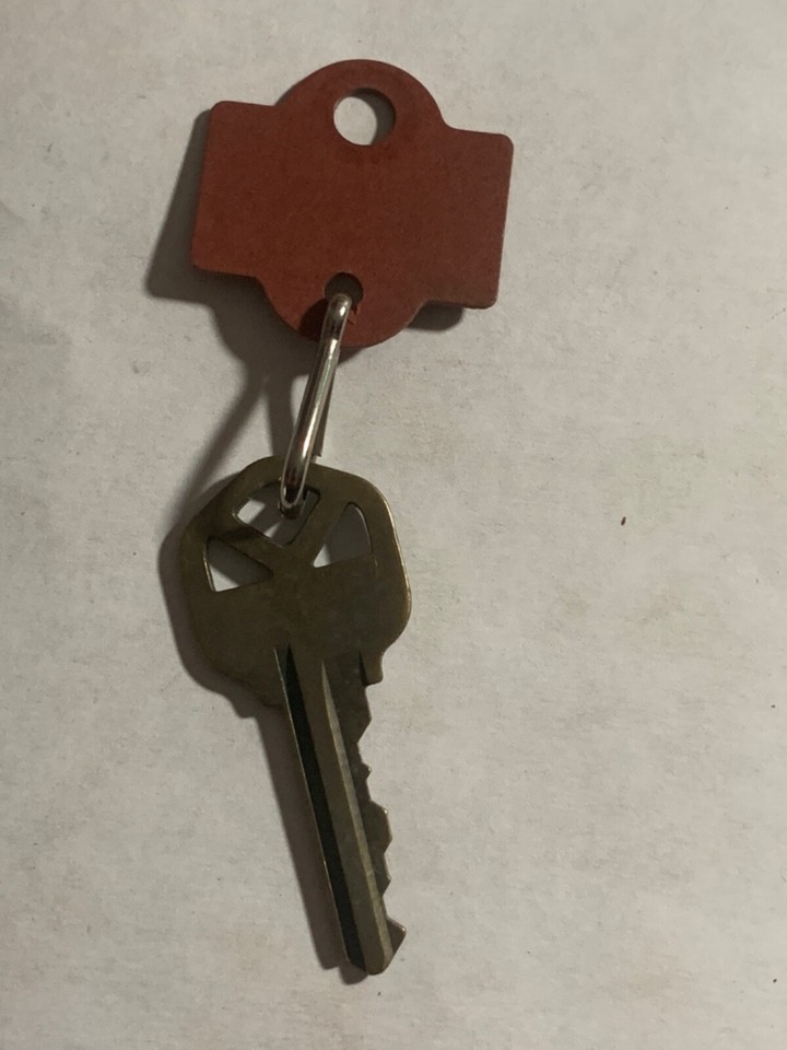 Vintage College Dorm room Hotel Motel Room Key Fob with Key #187 | eBay