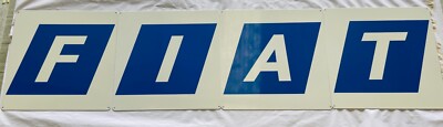 NEW Fiat 4 Piece tin metal sign | eBay Australia