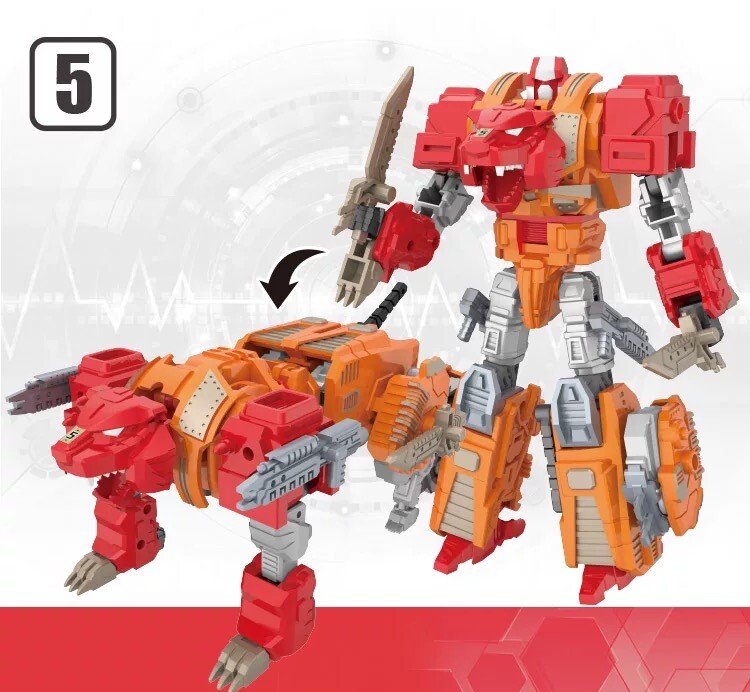 5 IN 1 Predacons Combiners Wars KO Transformers Predaking G1 30cm NoBox ...