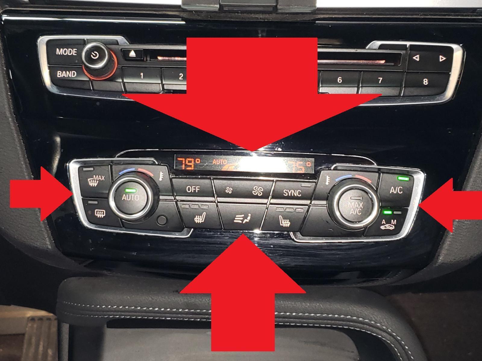 19 20 21 22 BMW X1 Heat/AC Controller, w/ Auto Temp; ID# 64119471104 | eBay