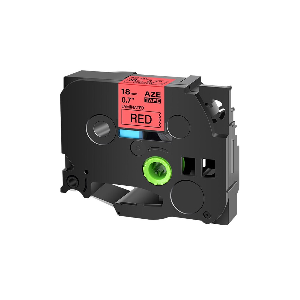 10PK Compatible with Brother PT-D450 TZe-441 TZ-441 Black on Red Label ...