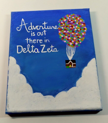 Delta Zeta Hand Sign Painted