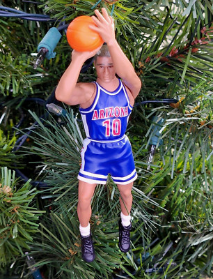 Mike Bibby Arizona Wildcats NCAA Basketball Xmas Tree Ornament vtg ...