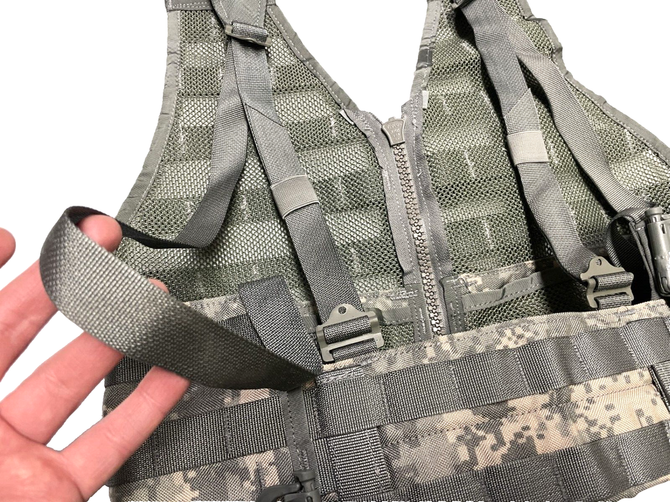USGI Military FLC Fighting Load Carrier Tactical MOLLE Vest ACU DIGITAL ...