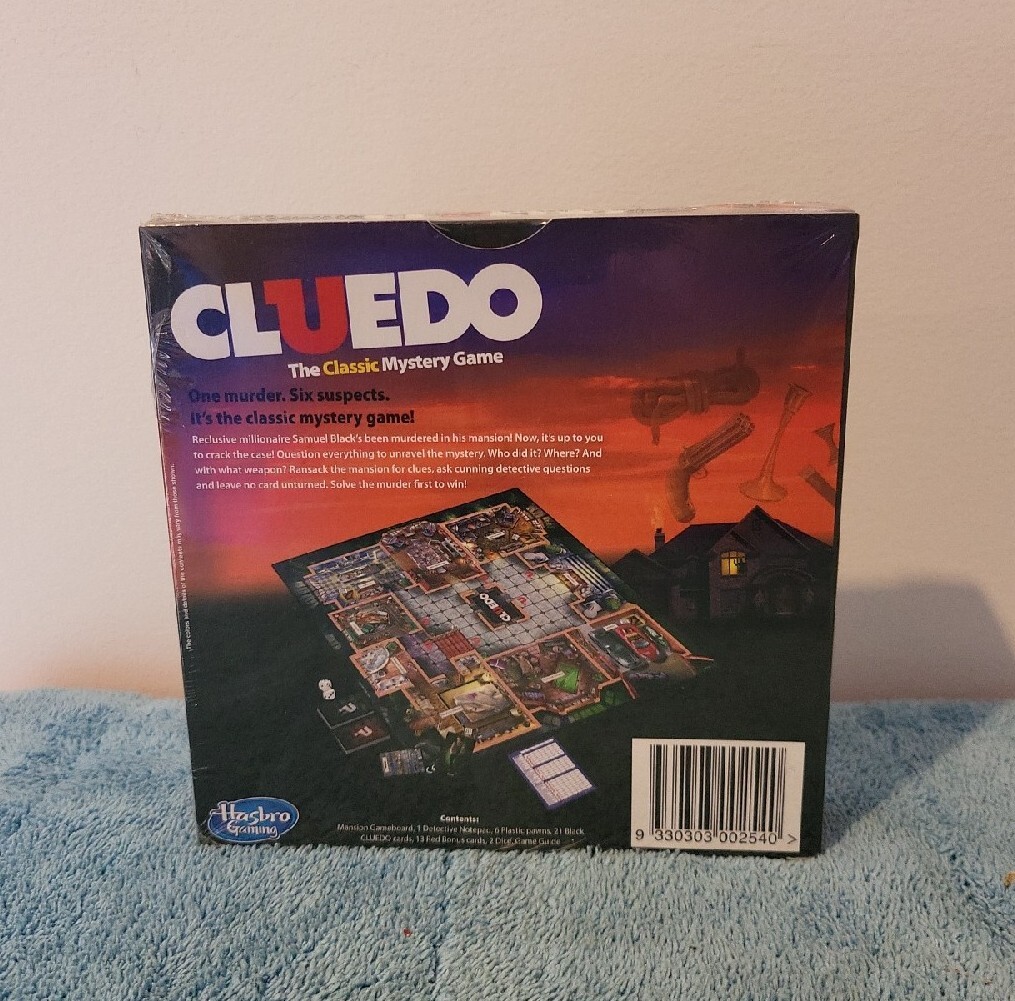 Hasbro Cluedo The Classic Mystery Board Game 2016 Mini Version 8+ New ...