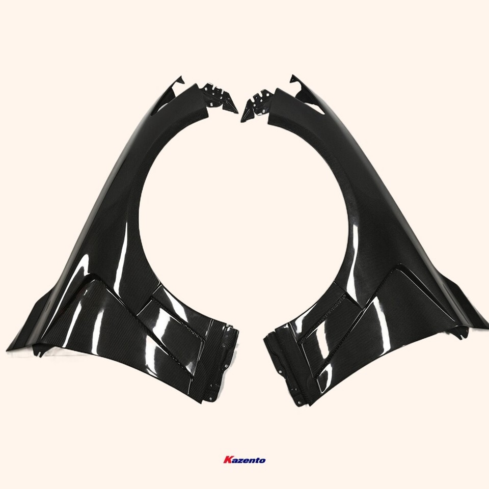 Front Vented Fender For Infiniti Q50 KZ Style Wet Carbon Fiber Pair ...