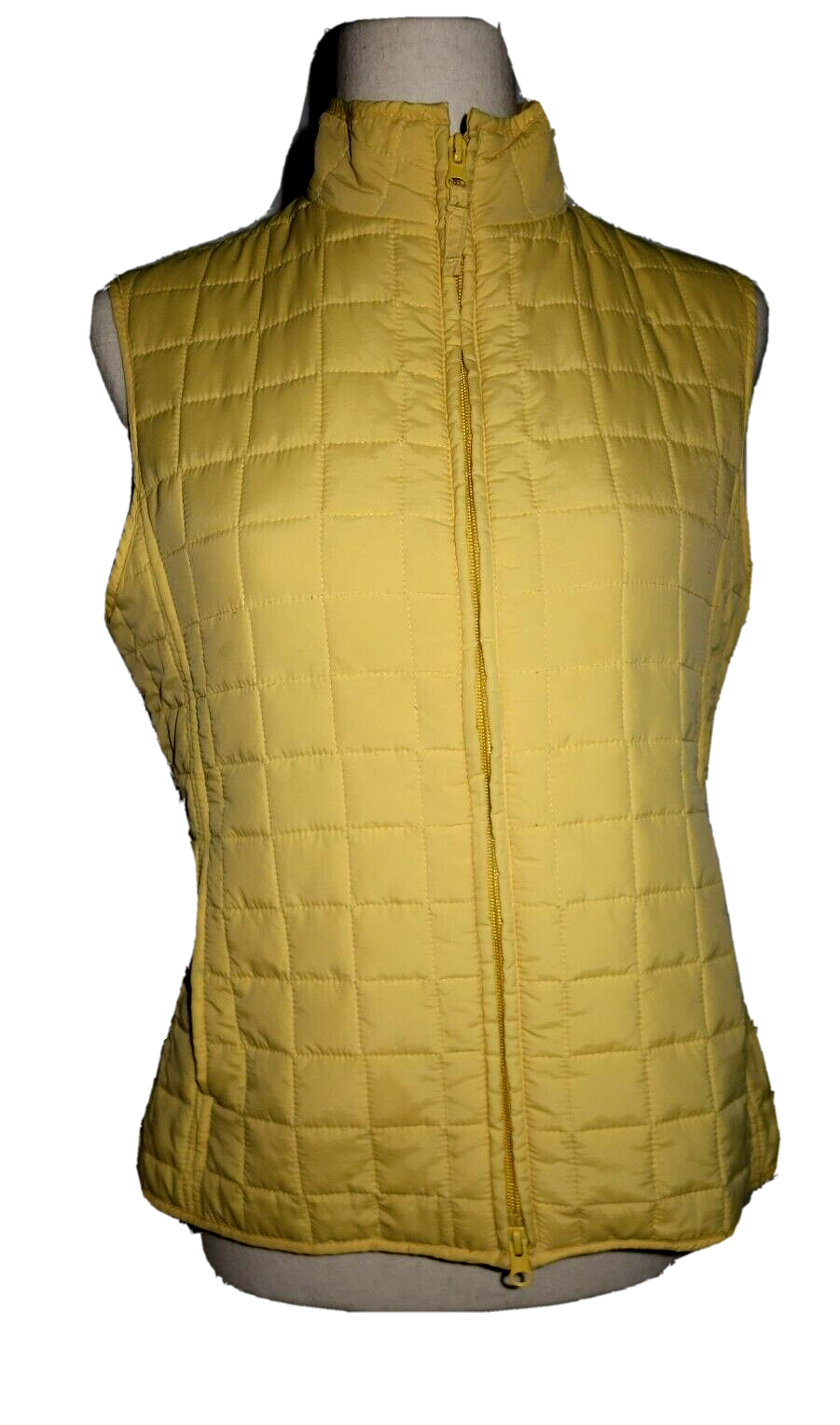 Relativity Quilted Yellow Light Weight Vest M | eBay