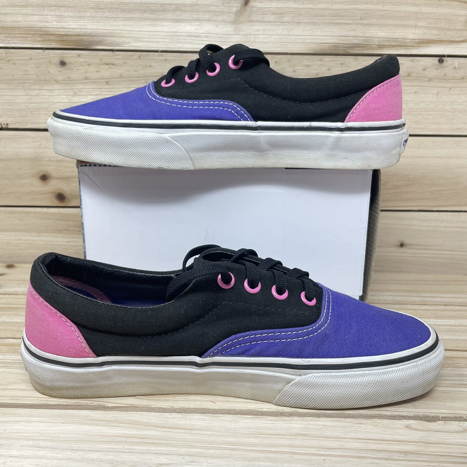 Vans Classic Old Skool Skate Shoes Colorblock Purple … - Gem