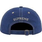 Supreme Stitch LOGO 6-Panel Strapback Hat Cap SS23 SS23H69 LT NAVY- NEW ...