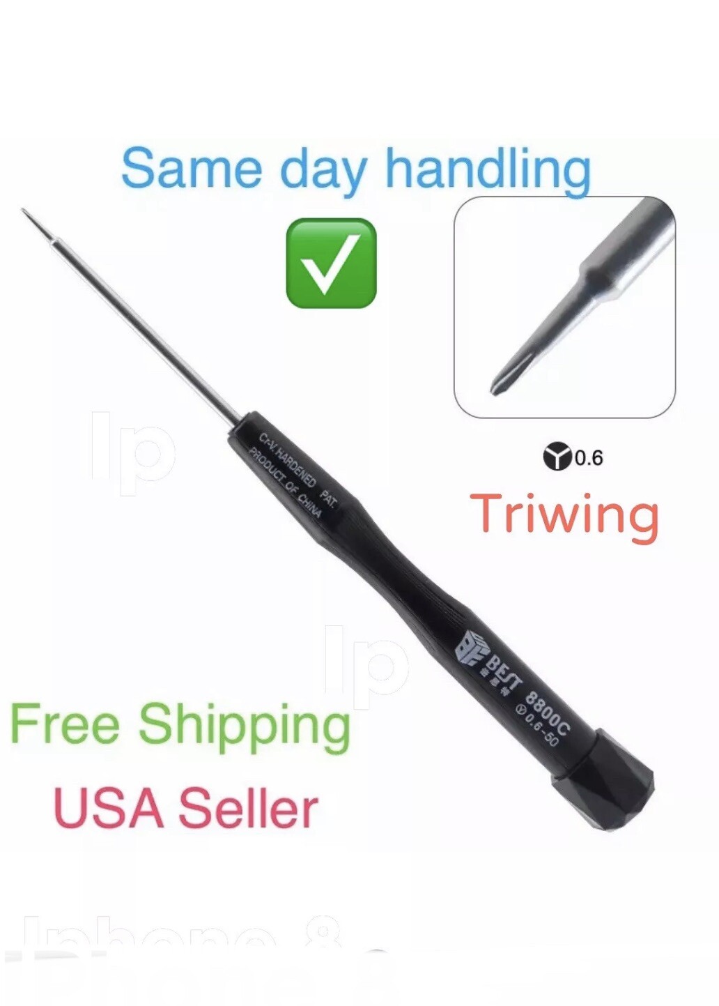 For iPhone X XS XR 11 MAX PRO tri Screwdriver Y000 screen replacement ...