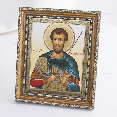 SAINT JOHN THE WARRIOR Orthodox Icon, Personalized Icon Christian Icons ...