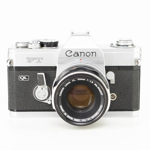 Canon FT Camera | FL 50mm f1.8 lens | White | Japan | FD mount | 1966 ...