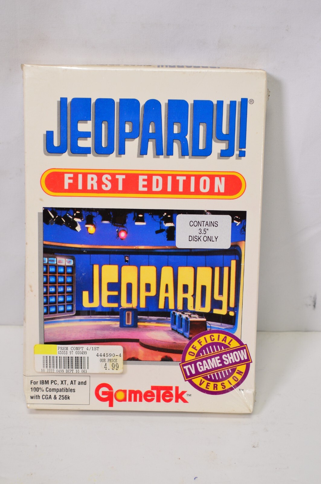 NEW Jeopardy First Edition Gametek IBM 3.5" PC Game | eBay