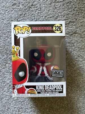 Funko Pop! Vinyl: Marvel - King Deadpool - FYE (Exclusive) #326 ...