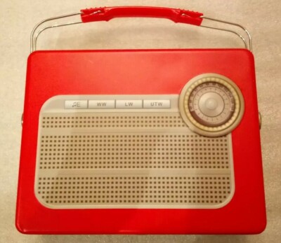 Retro Radio Style Metal Lunch Box VGC | eBay UK