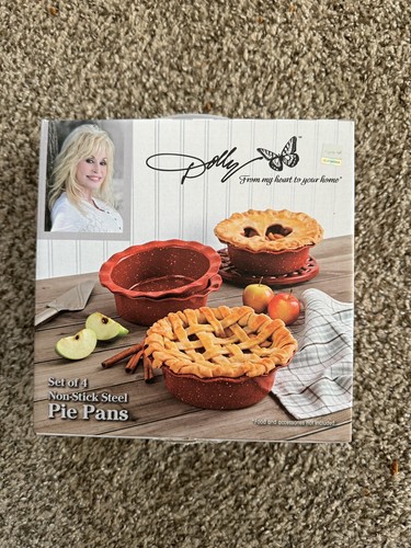 Dolly Parton Set Of 4 Steel Pie Pans | eBay