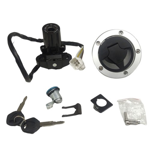 Ignition Switch Fuel Gas Cap Lock Set For Kawasaki Ninja 1000 ZX6R ...