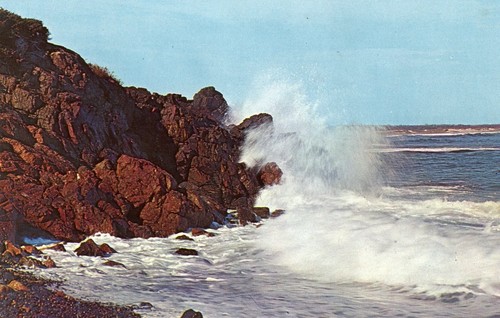 Surf and Rocks on the Maine Coast --POSTCARD | eBay