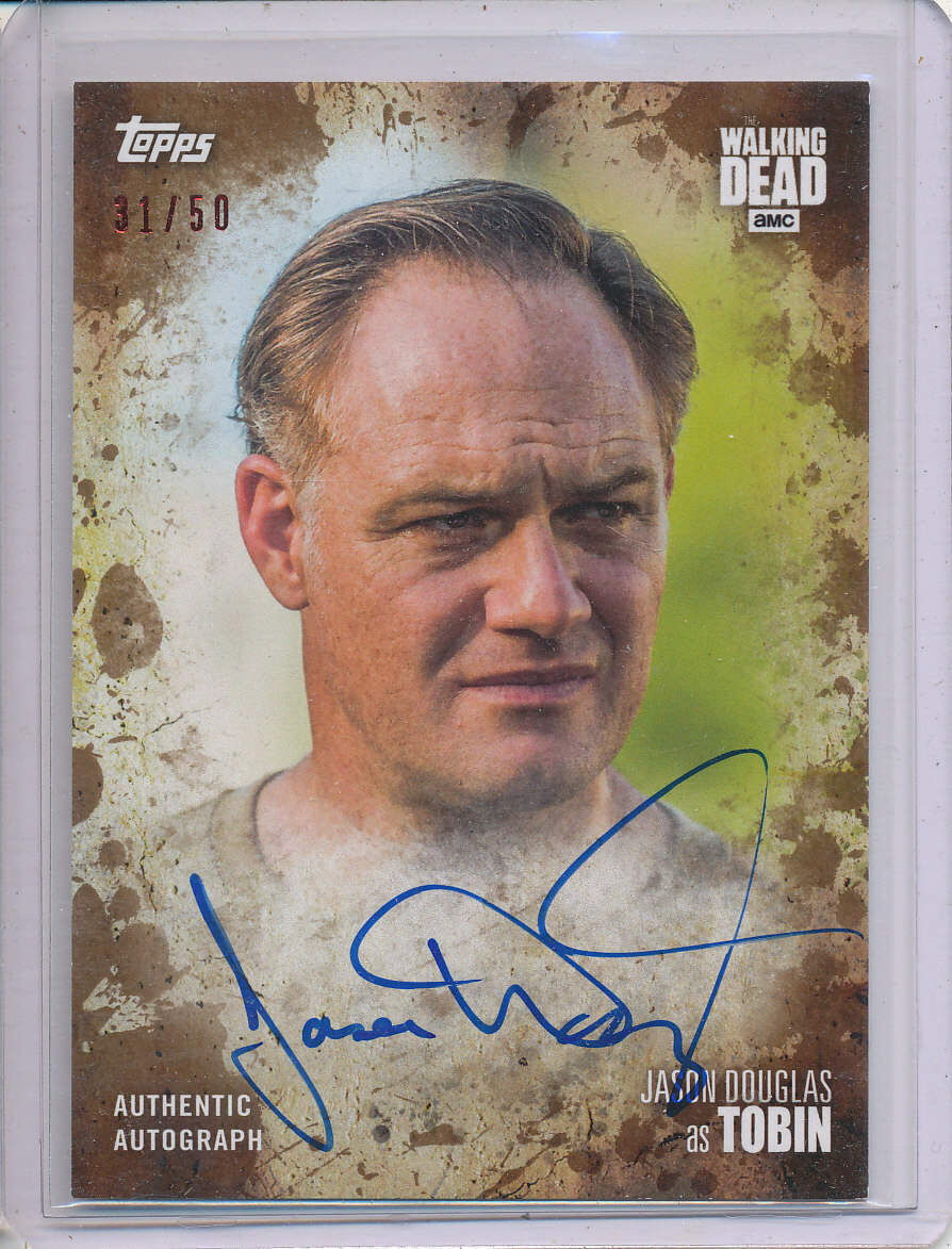 The Walking Dead Season 7 Autograph - Jason Douglas as Tobin Auto 31/50 ...
