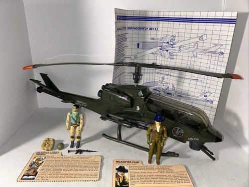 Dragonfly 100% Complete GI Joe 1984 Hasbro Vehicle Wildbill & Airborne ...