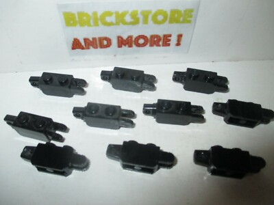 Lego - Brick 1x2 2x1 Hinge Locking 30386 Black/Noir - Choose Quantity ...