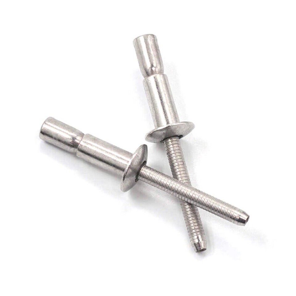 Large Flange Pop Rivets All Steel Dome Head Blind (Choose Size ...