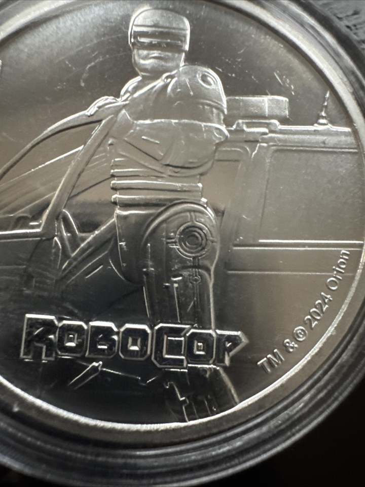 Silver Robocop 2024 Fiji 1oz Silver 999 Orion Pictures | eBay