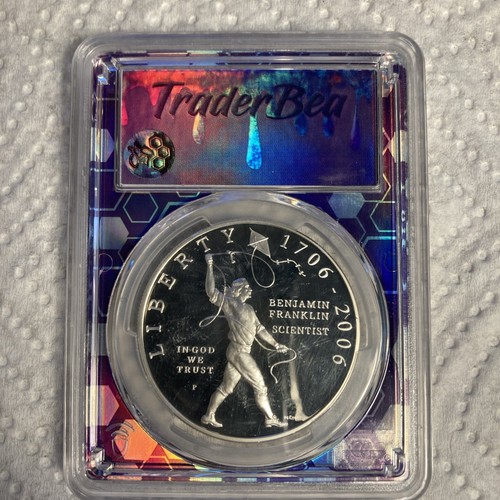 2006-P BENJAMIN FRANKLIN SCIENTIST COMMEMORATIVE PCGS PR69DCAM TRADER ...