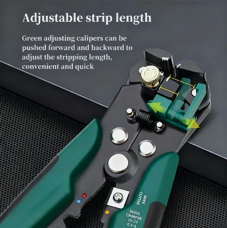 Automatic Wire Cutter Stripper Pliers Electrical Cable Crimper Terminal ...