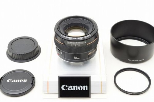 Canon EF 50mm F1.4 USM Lens for DSLR Camera, Fast Prime, Excellent ...