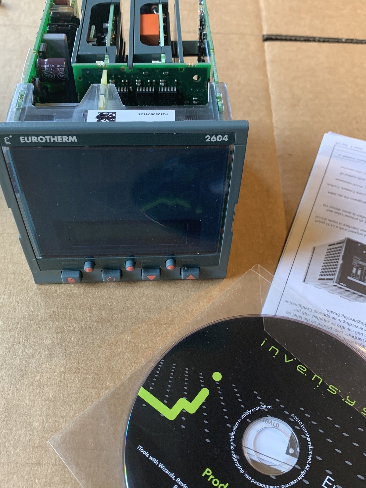 EUROTHERM 2604/VH/353/XX/LO/D6/RR/RR/PV/XX/F2/XX/ENG/U2 TEMPERATURE ...