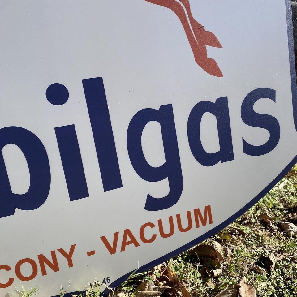 42in Mobilgas Pegasus Gas Oil Vintage Style Repop Sign | eBay