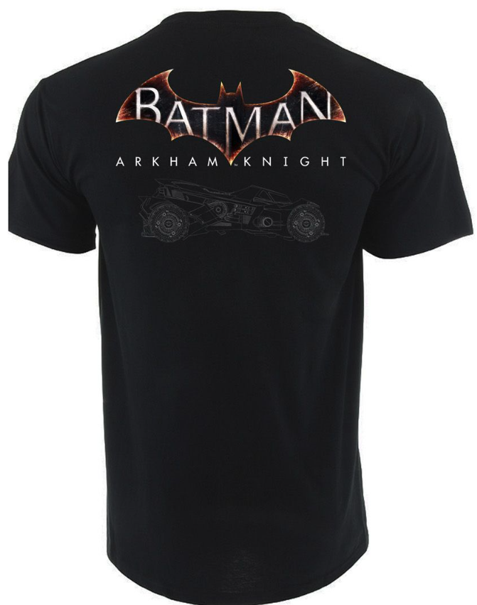 Batman Arkham Knight Mens T-Shirt Short Sleeve Black Size XL | eBay