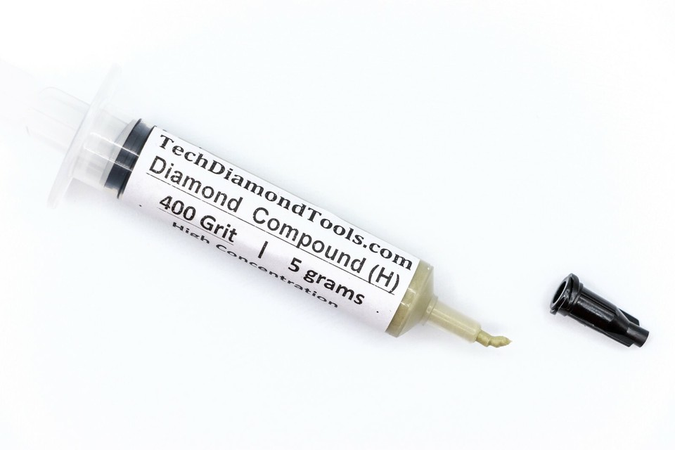Diamond Paste Compound Polishing Lapidary 400 (H) Grit 5 Gram (USA MADE ...