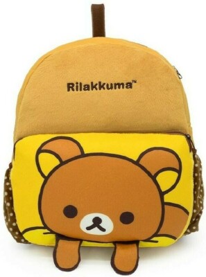 15"AUTHENTIC RILAKKUMA San-X School Bag Handbag Purse Backpack Rucksack ...