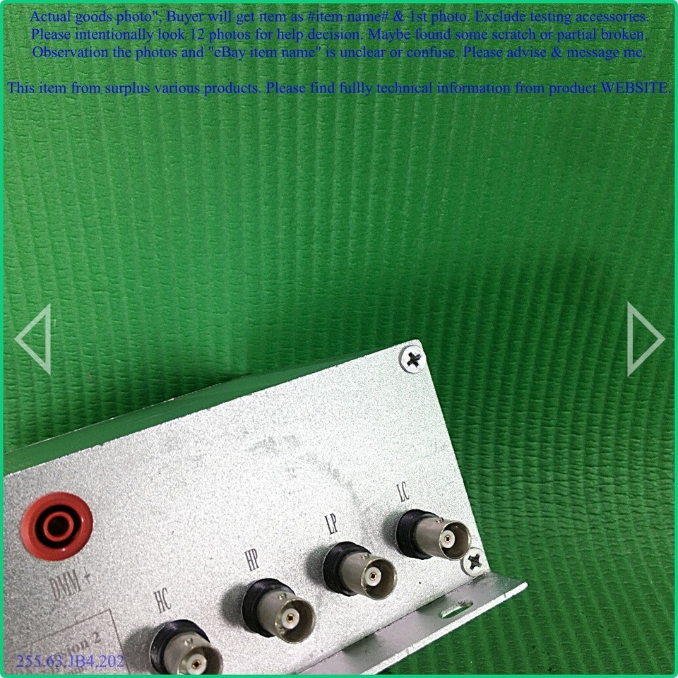 Input Signal interface (Unknow data) as photo,for HP 4263A 4263B,sn ...