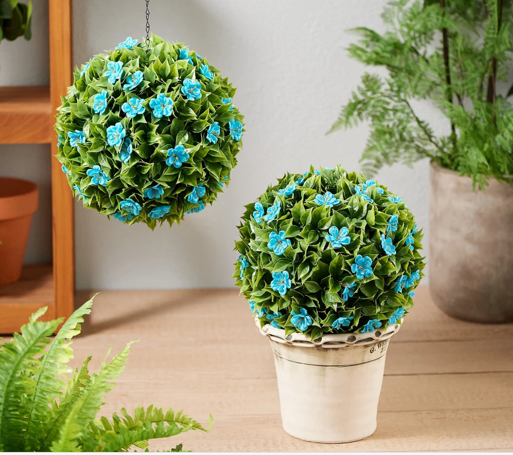 Blue Garden Spheres | Fasci Garden