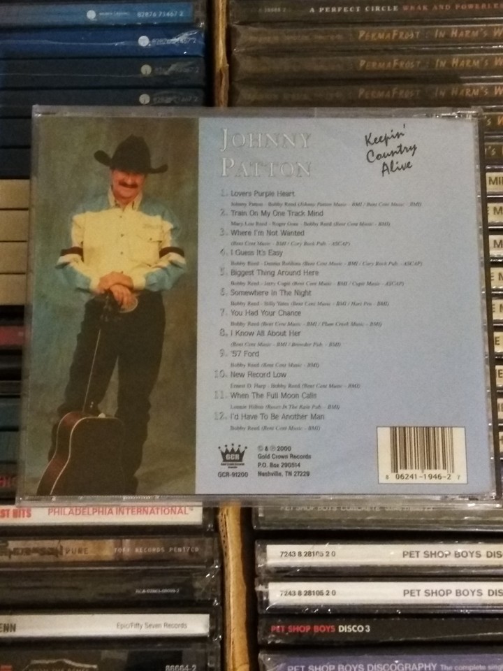 JOHNNY PATTON / Keepin' Country Alive CD Rare Out of Print 2000 NEW ...