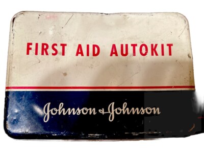 1x 1960's Johnson&Johnson First Aid AutoKit W109 | eBay