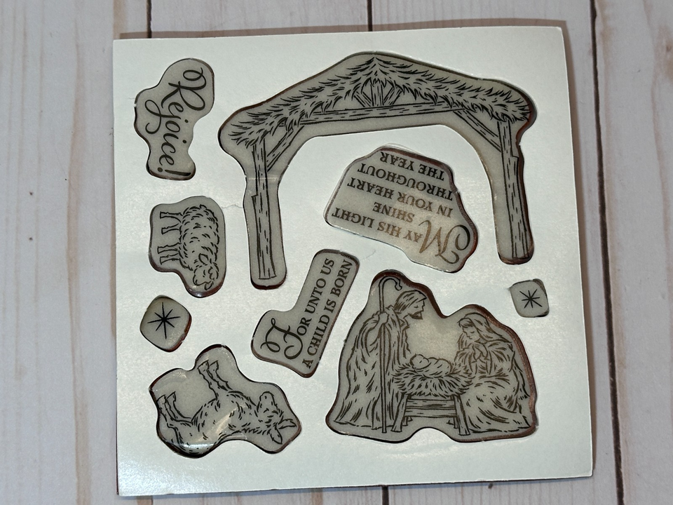 Stamin up! PEACEFUL NATIVITY Stamp Set & NATIVITY Dies ~ Religious ...