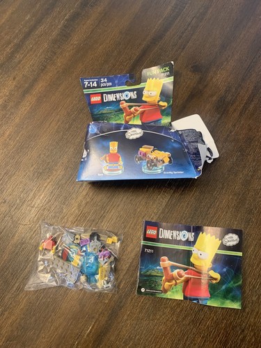 LEGO Dimensions Bart Simpson Fun Pack (71211) NEW OPEN BOX 883929463916 ...