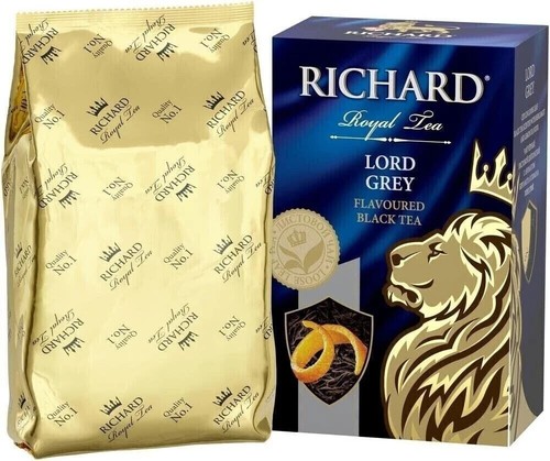 RICHARD Lord Grey, flavoured loose leaf black tea, 90 g Free Shipping ...